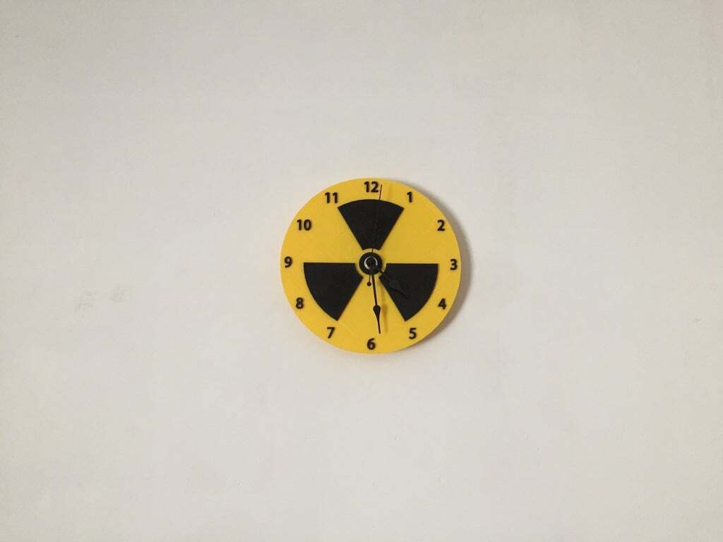 Free STL file Radioactive clock・3D print object to download・Cults